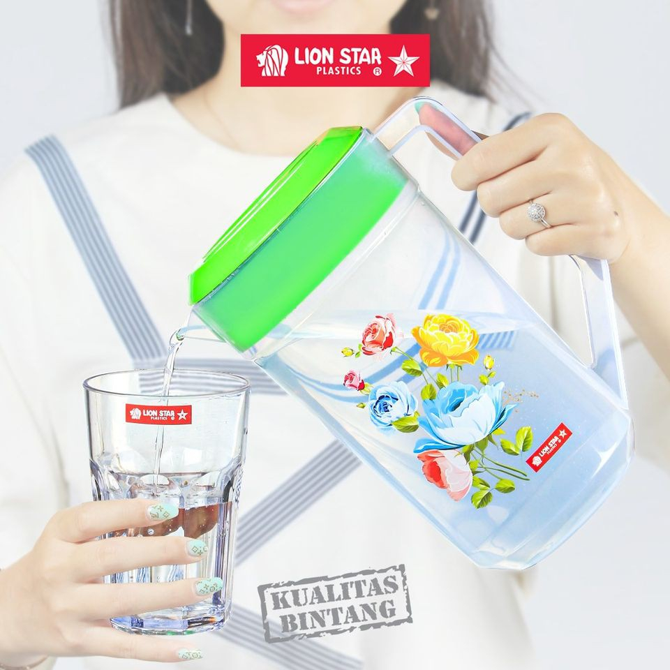 Jual LION STAR K-3 WATER JUG MINI 2.1 L ESKAN TEKO AIR PLASTIK 2100 ML K3 | Shopee Indonesia