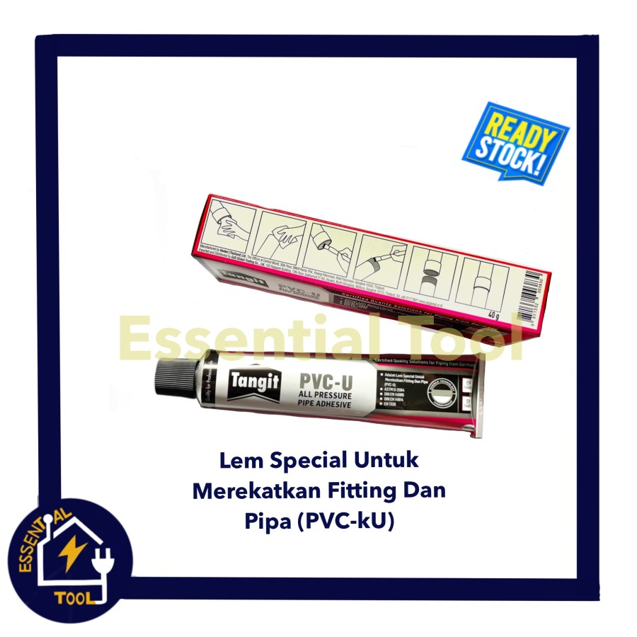Jual Lem PVC Tangit 40 gram / Lem Pipa, Paralon, dan Fitting | Shopee ...