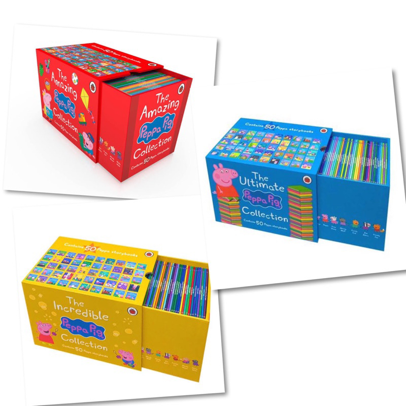 Jual Peppa Pig Box Ultimate Incredible Amazing Collection Set isi 50 ...