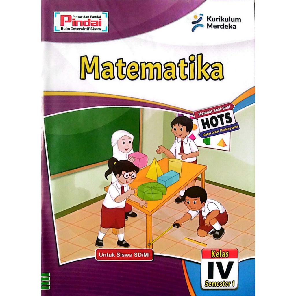 Jual Buku LKS Matematika Kelas 4 SD/MI kurikulum Merdeka Semester 1 ...