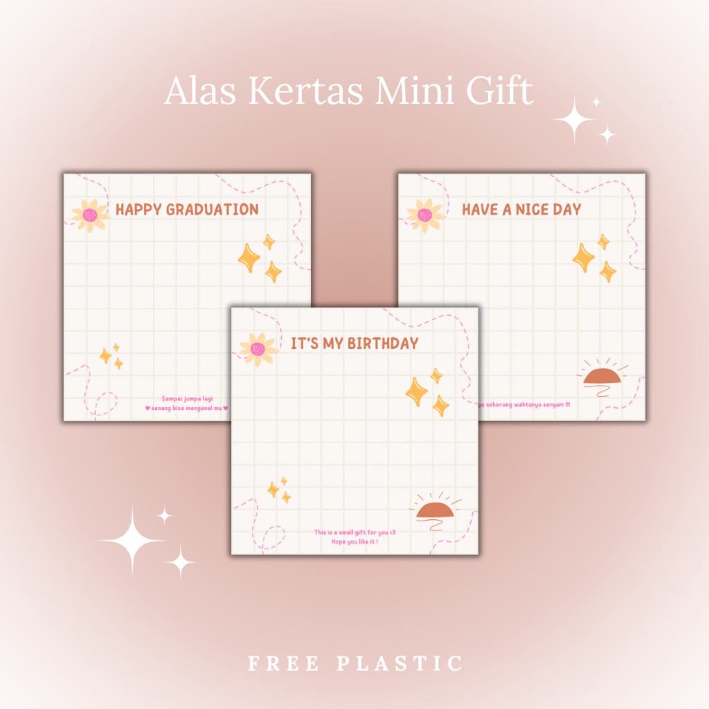 Jual SERI C | Alas Kertas Mini Gift - Alas kertas - Alas mini gift ...