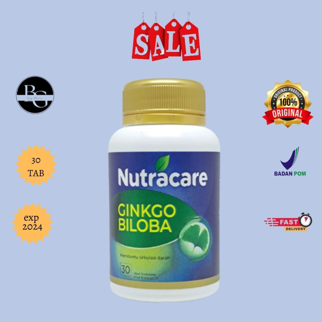 Jual Nutracare Nutra Care Ginkgo Biloba Ginkgo Gingo Gingko Ekstrak Daya Ingat Otak Aliran Darah ...
