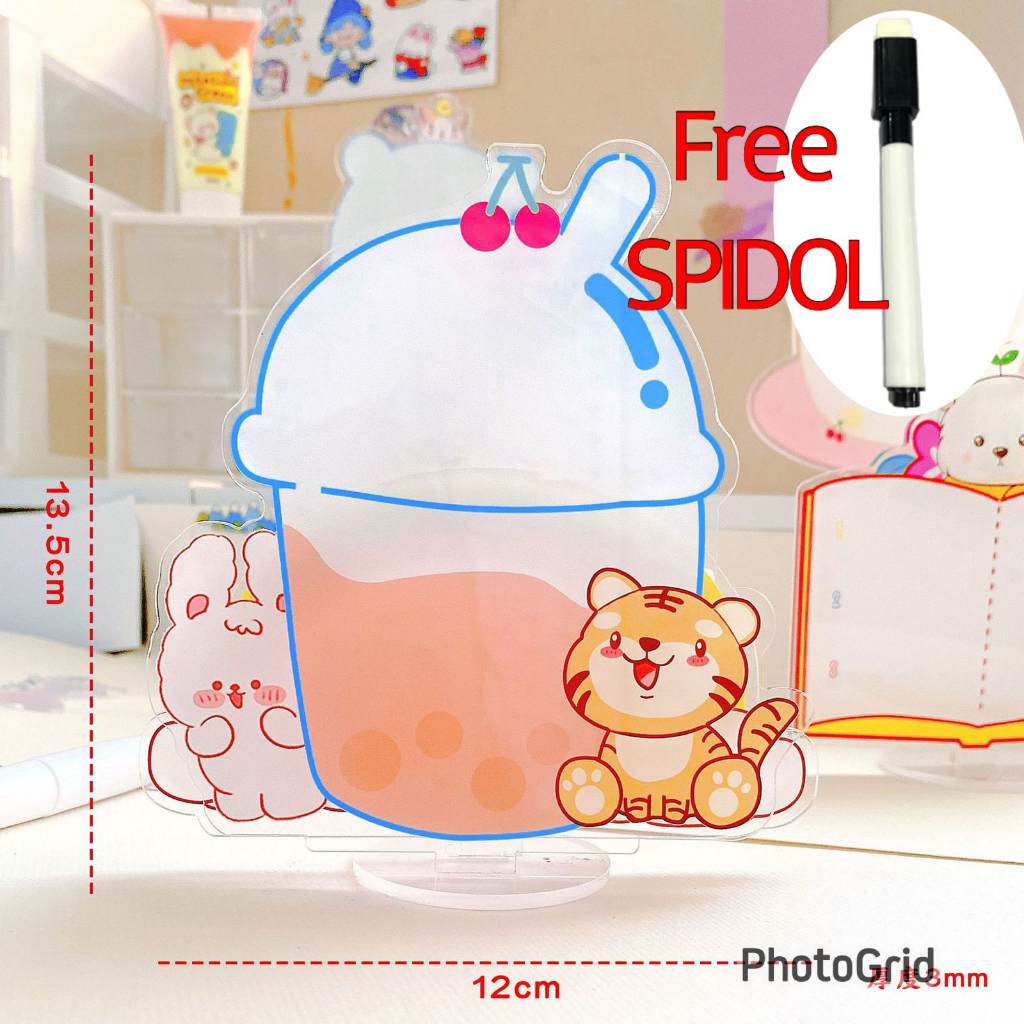 Jual (FREE Spidol) - TS Papan tulis portable whiteboard mini acrylic ...