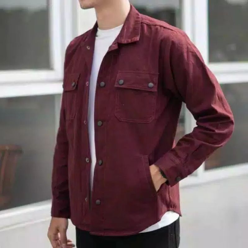 Jual TRUCKER JAKET SEMI PARKA SIZE(M-XXL) | Shopee Indonesia