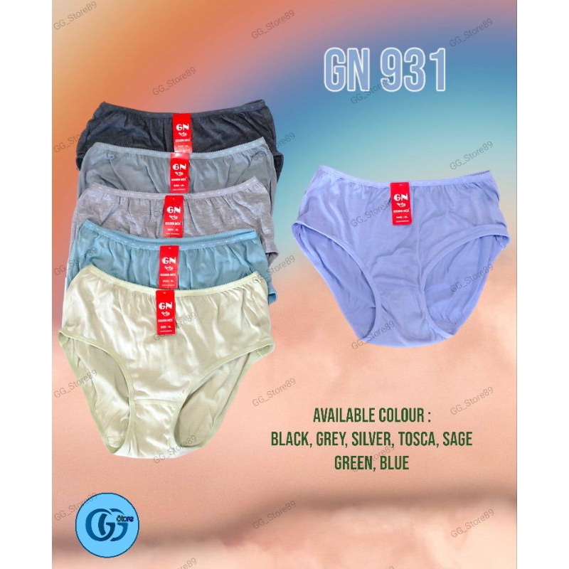 Jual GOLDEN NICK 931 - Celana Dalam / CD Wanita GN 931 lembut UK M, L, XL, XXL (ISI 6 BIJI / PCS ...
