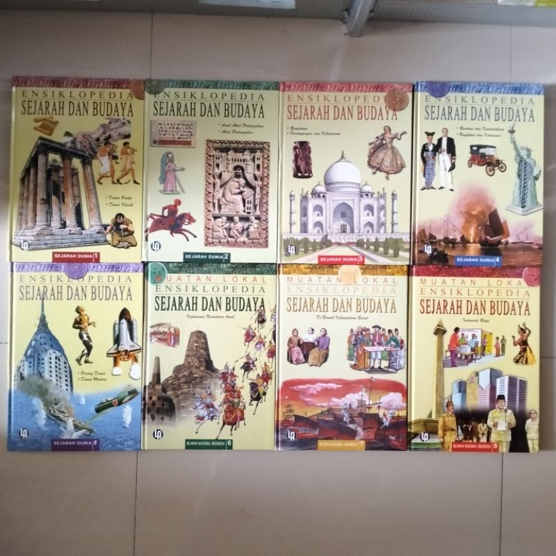 Jual ORIGINAL BUKU ENSIKLOPEDIA SEJARAH DAN BUDAYA JILID 1 2 3 4 5 6 7 8 | Shopee Indonesia