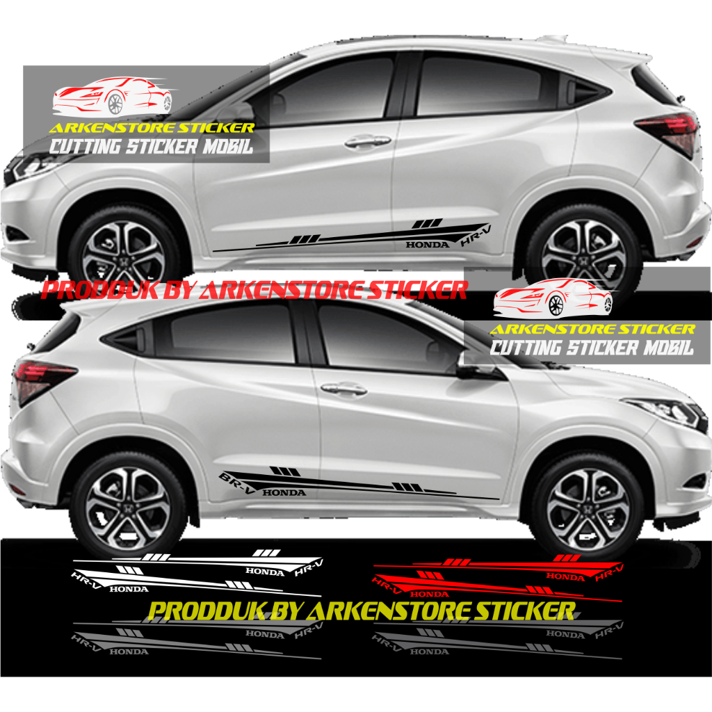 Jual STICKER MOBIL HONDA HRV BRV CUTTING STICKER MOBIL HONDA HRV BRV ...
