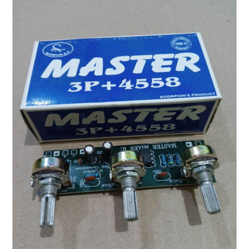 Jual master audio mixer IC 3 potensio | Shopee Indonesia