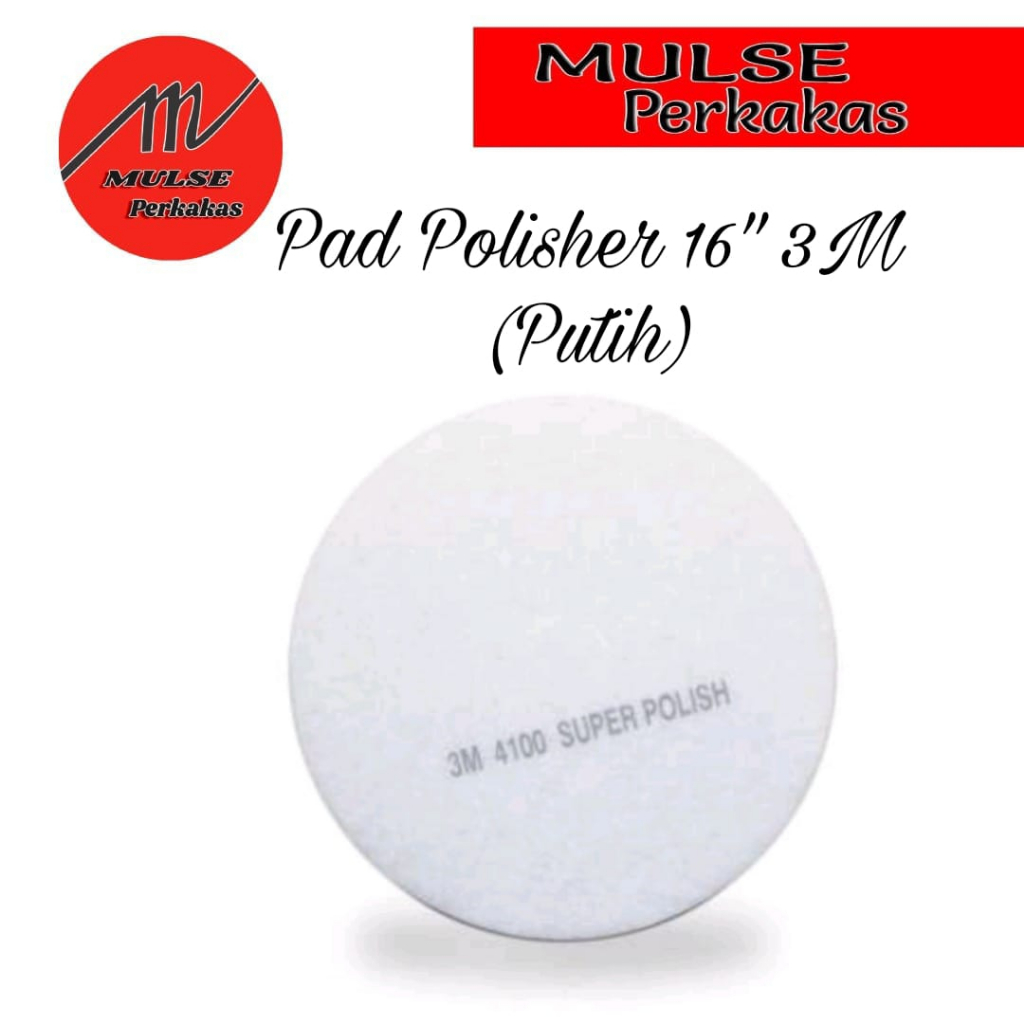 Jual Pad Polisher 16" Putih 3M | Shopee Indonesia