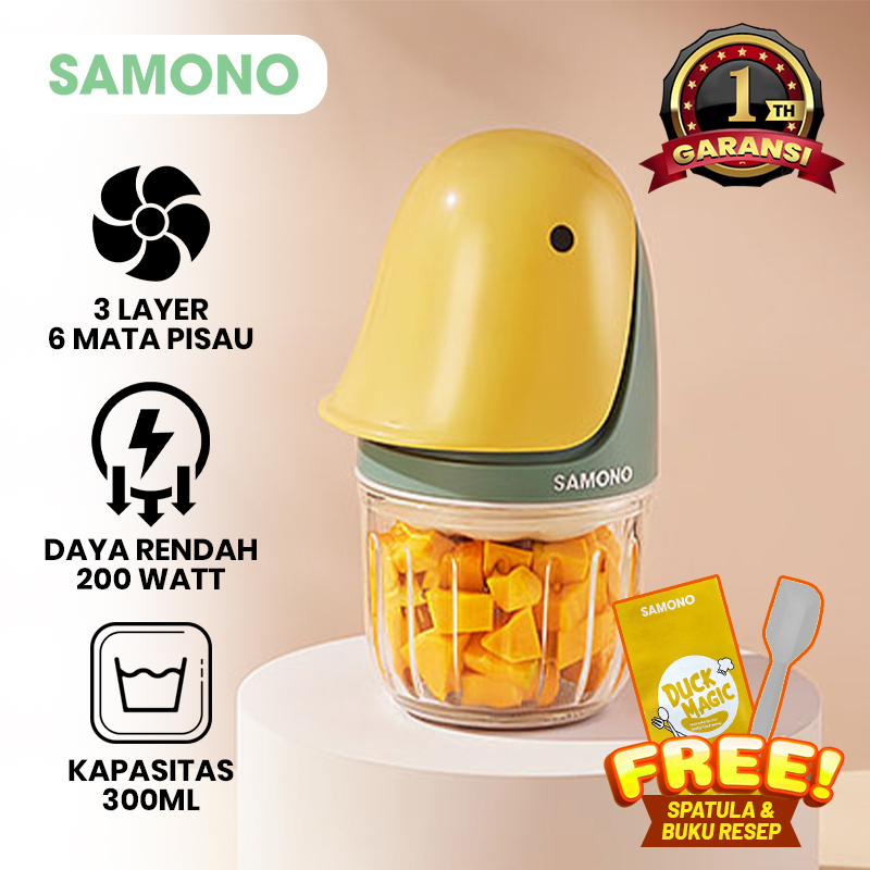 Jual SAMONO CHOPPER MAGIC DUCK SWC 200 | MINI CHOPPER 6 MATA PISAU ...
