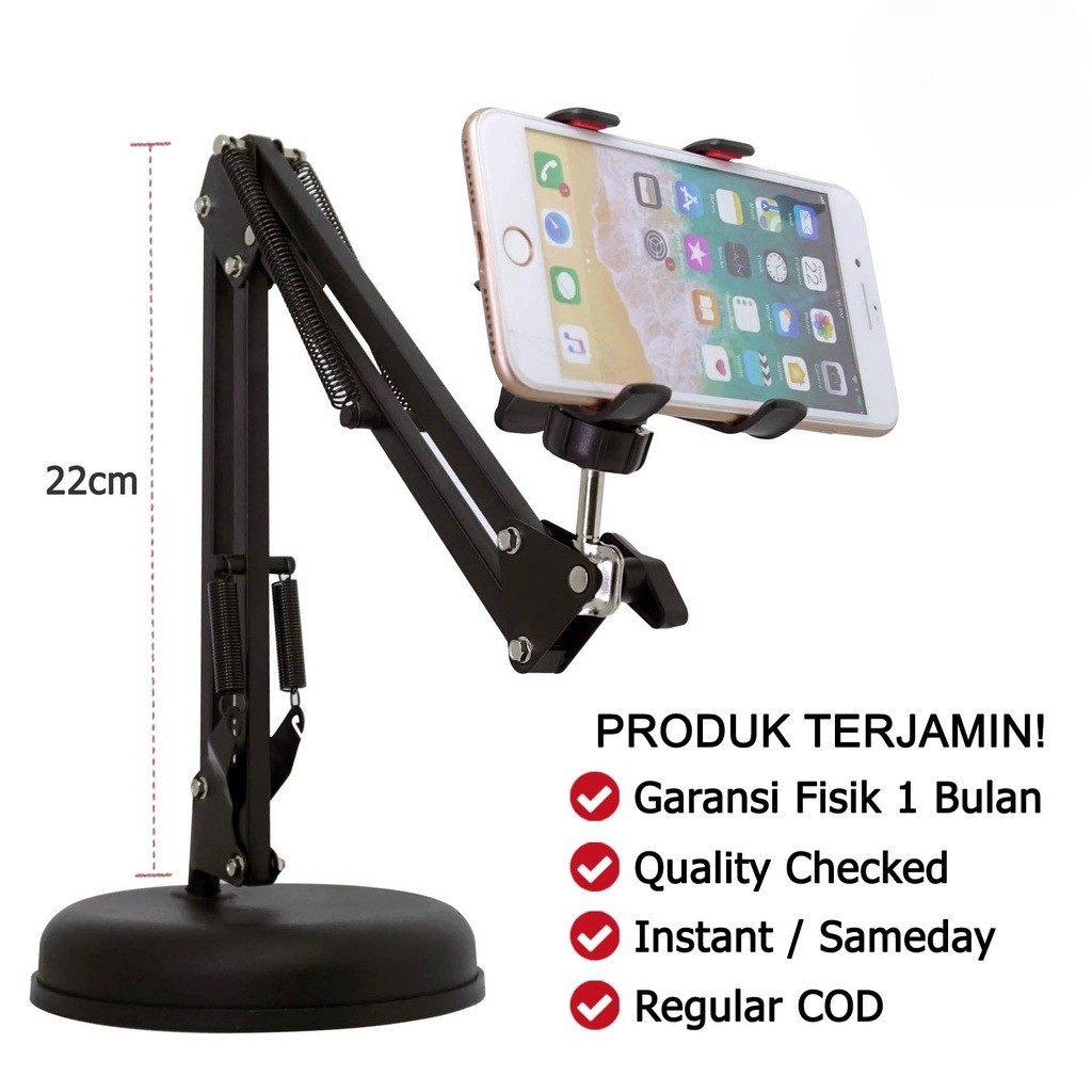 Jual Multifunctional Bracket S77 Stand HP Meja Fahrenheit Putar 360 ...