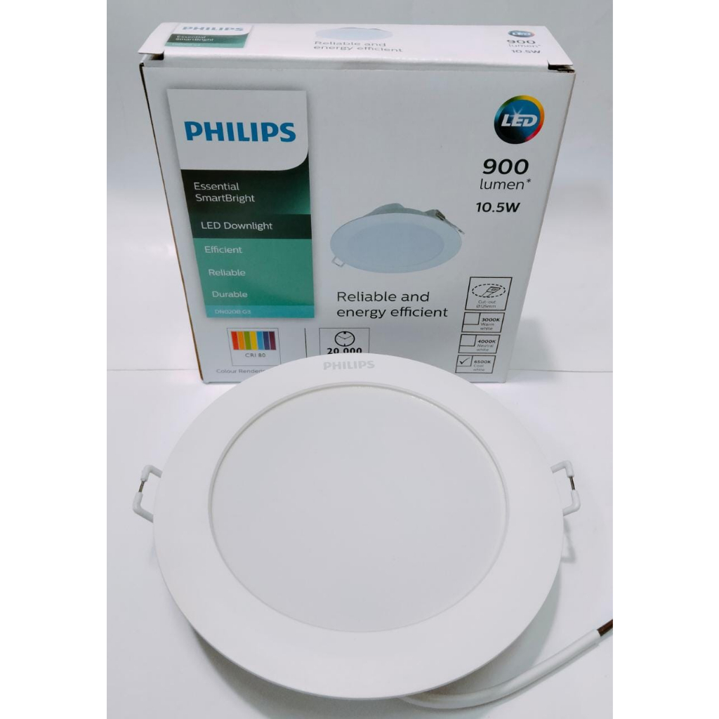 Jual PHILIPS DOWNLIGHT LED DN020B G3 10,5Watt 6500K/4000K/3000K LAMPU ...