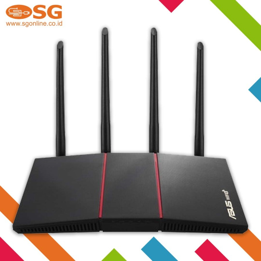 Jual Router ASUS RT-AX55 WiFi 6 Double Pac | Shopee Indonesia