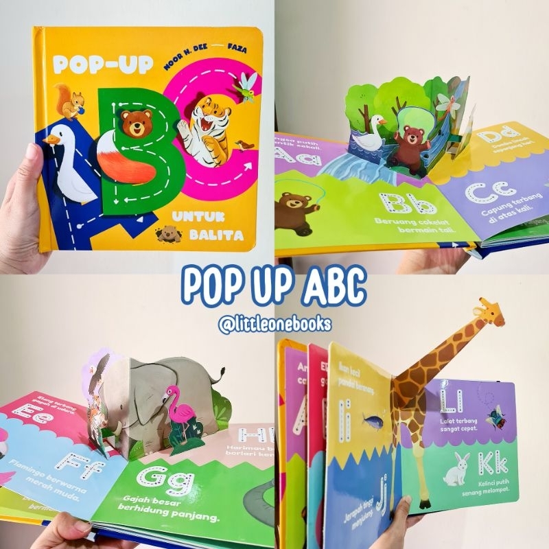 Jual Pop Up ABC / alphabet pop up book / buku pop up anak belajar huruf ...