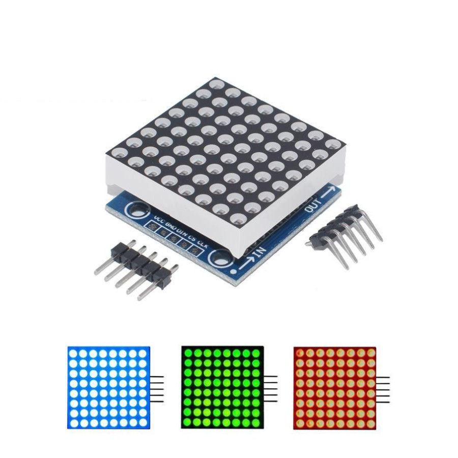 Jual MAX7219 Dot Matrix Display Module RGB 8x8 pixel for Arduinoo ...