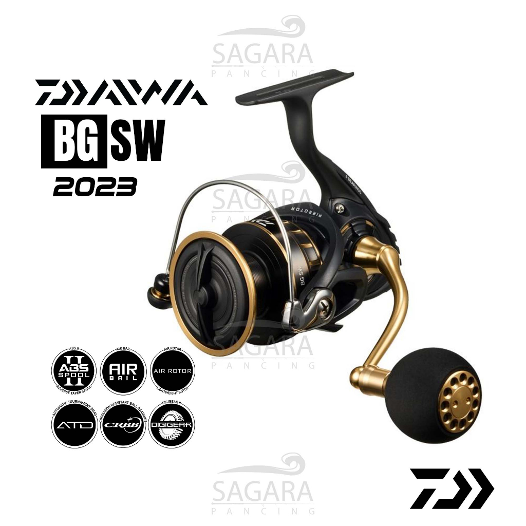 Jual Reel Daiwa BG SW Reel Pancing Spinning Power Handle | Shopee Indonesia