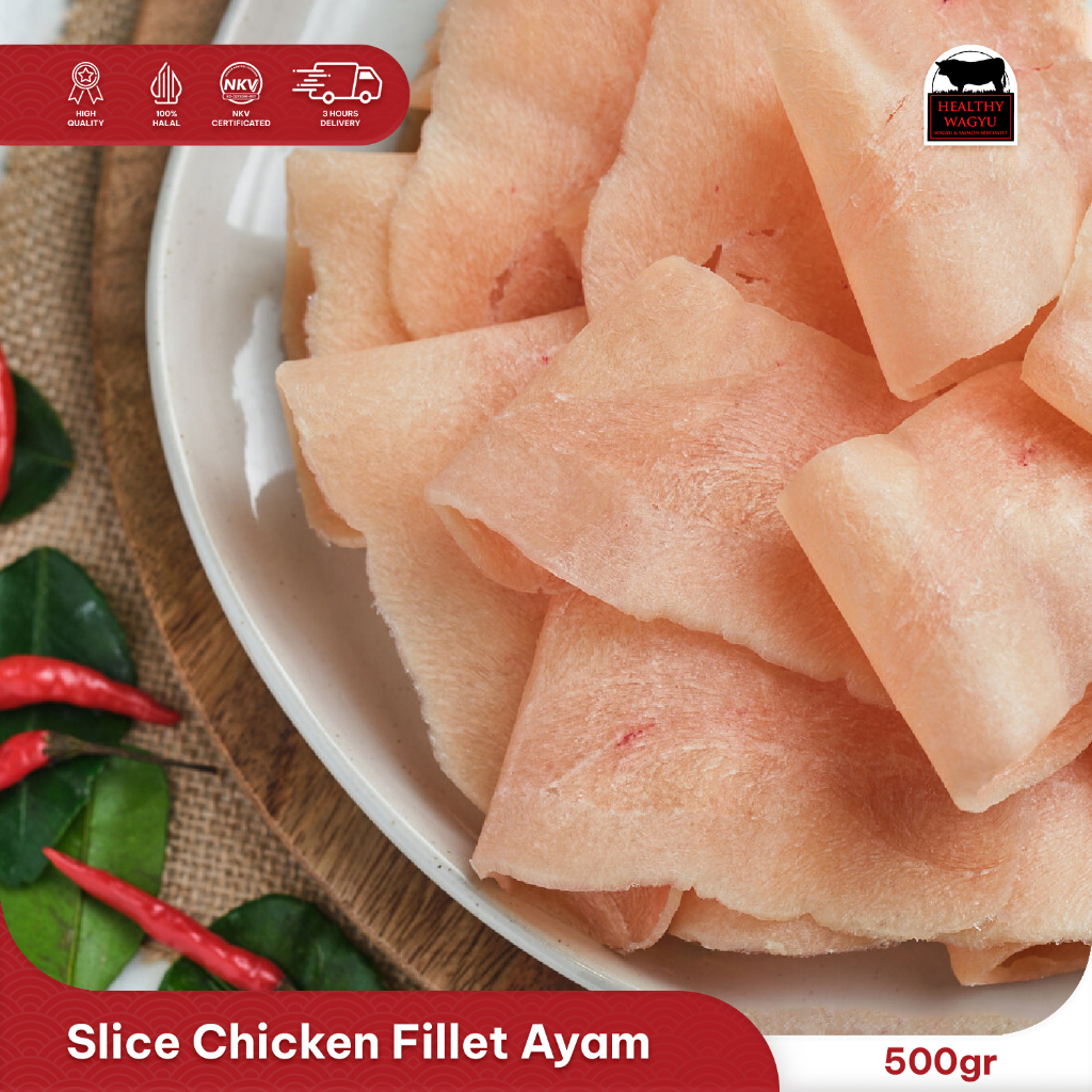 Jual Slice Chicken Fillet Daging Ayam Slice Tipis 500gr | Shopee Indonesia