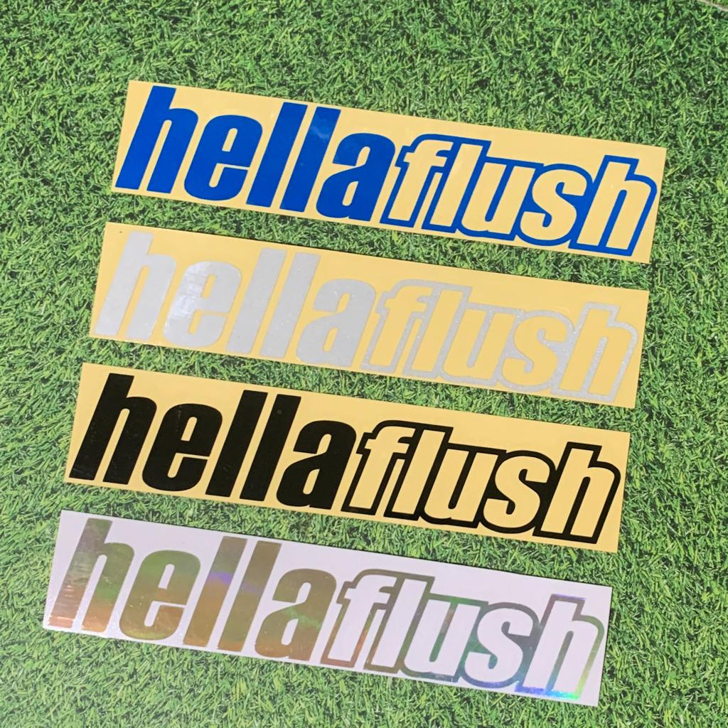 Jual Stiker HellaFlush cutting sticker | Shopee Indonesia