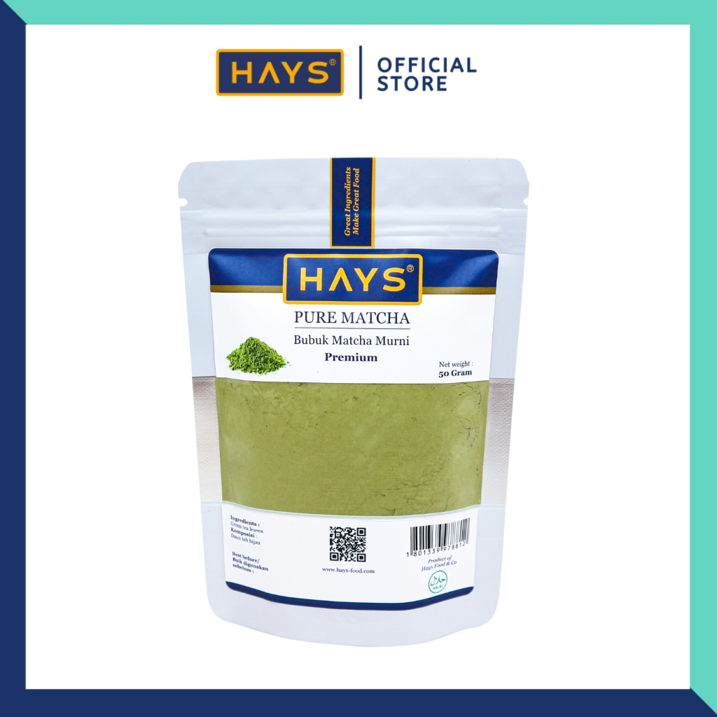 Jual Pure Matcha / Matcha Bubuk Murni / Teh Hijau Bubuk Murni - HAYS ...