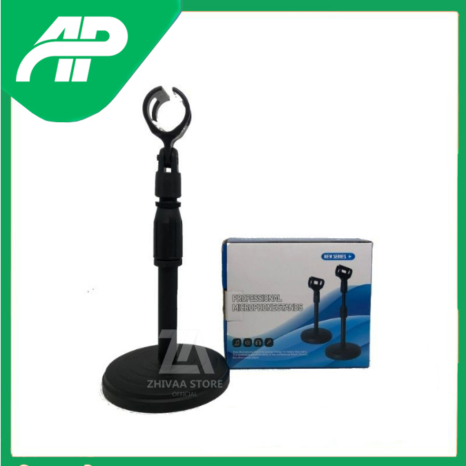 Jual STAND / GAGANG MICROPHONE STANDING MIC SMULE DUDUKAN MEJA / PHONE HOLDER | Shopee Indonesia