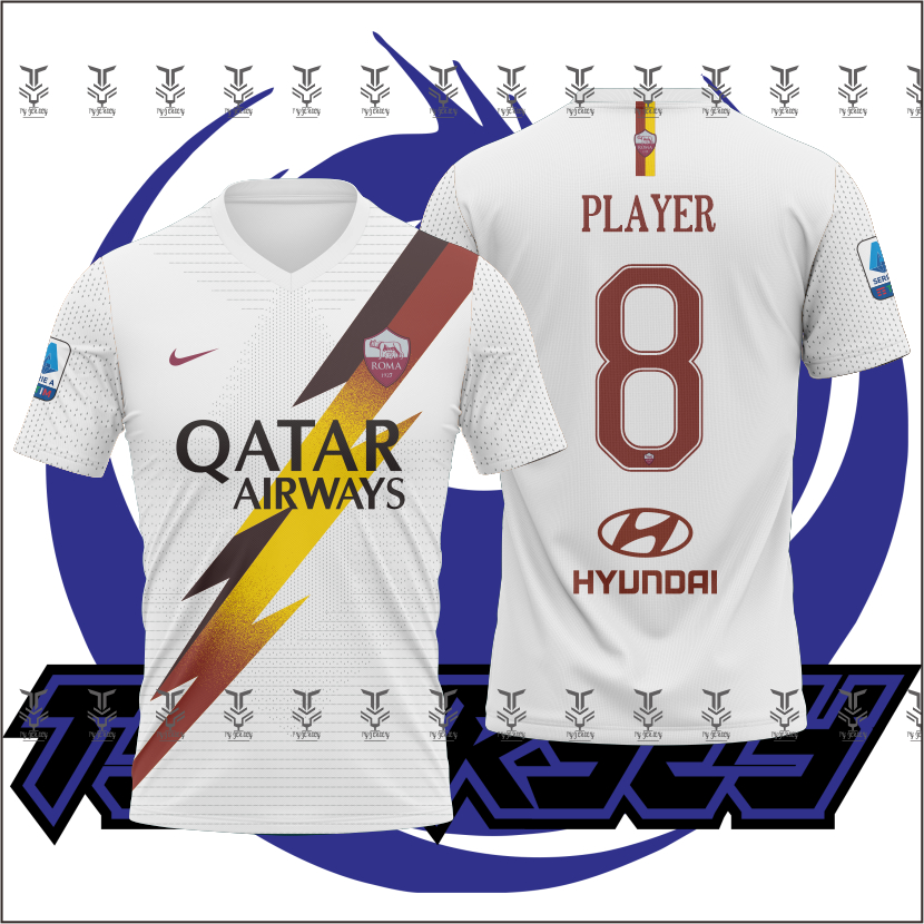 Jual JERSEY AS ROMA 2020 FULL PRINTING | Shopee Indonesia