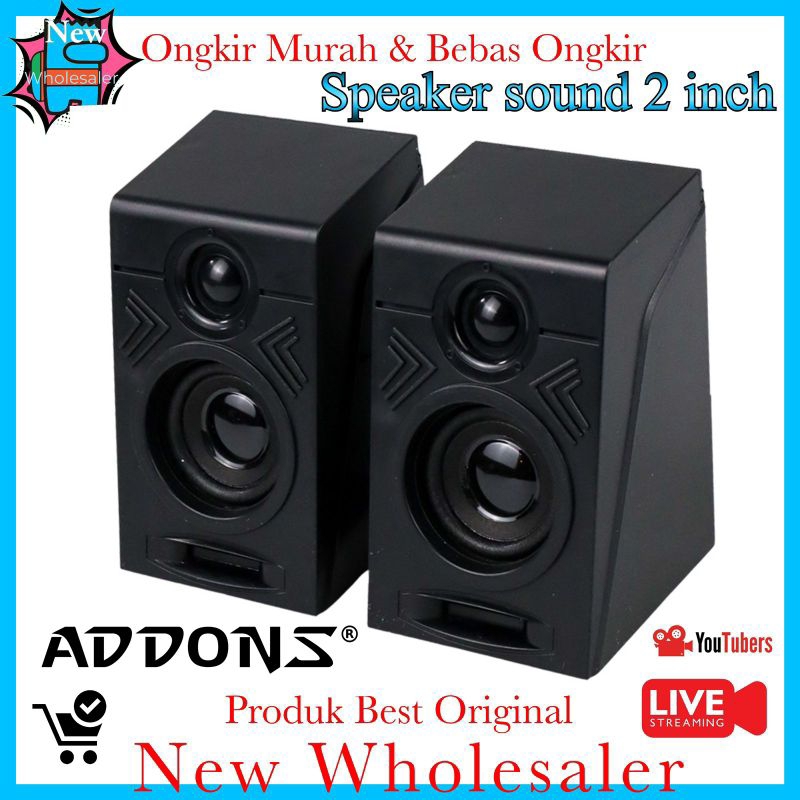 Jual speaker sound Multi 2 inch Addons Original 2 unit sepasang | Shopee Indonesia