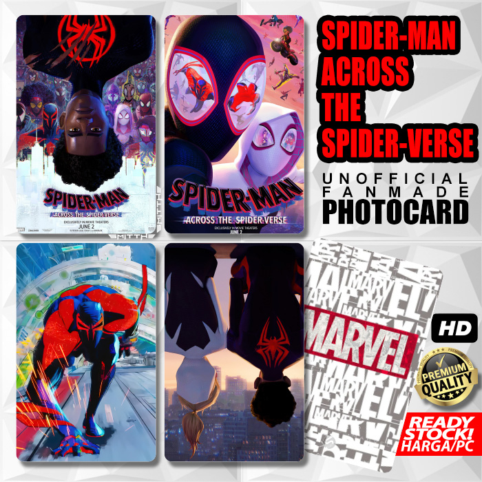 Jual Photocard Spiderman Across Spider Verse Unofficial Photo Card ...