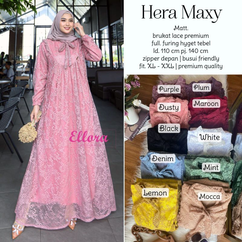 Jual HERA MAXY BRUKAT LACE PREMIUM SUPER MEWAH ORI ELLORA | Shopee ...