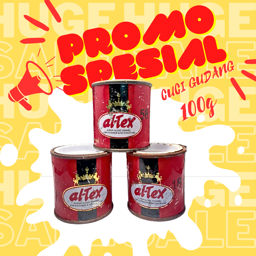 Jual [PROMO] [MURAH] ALTEX 100g CAT KAYU DAN BESI CUCI GUDANG ALTEX CAT ...