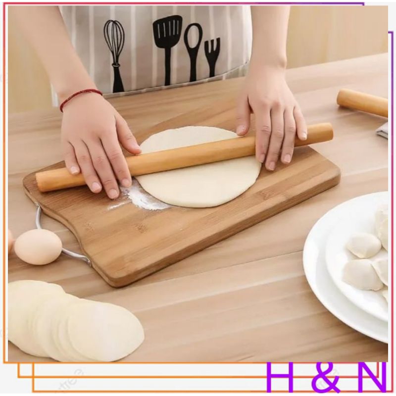 Jual ROLLING PIN KAYU STIK / KAYU PENGIRING ADONAN KUE UK28CM PIN ...