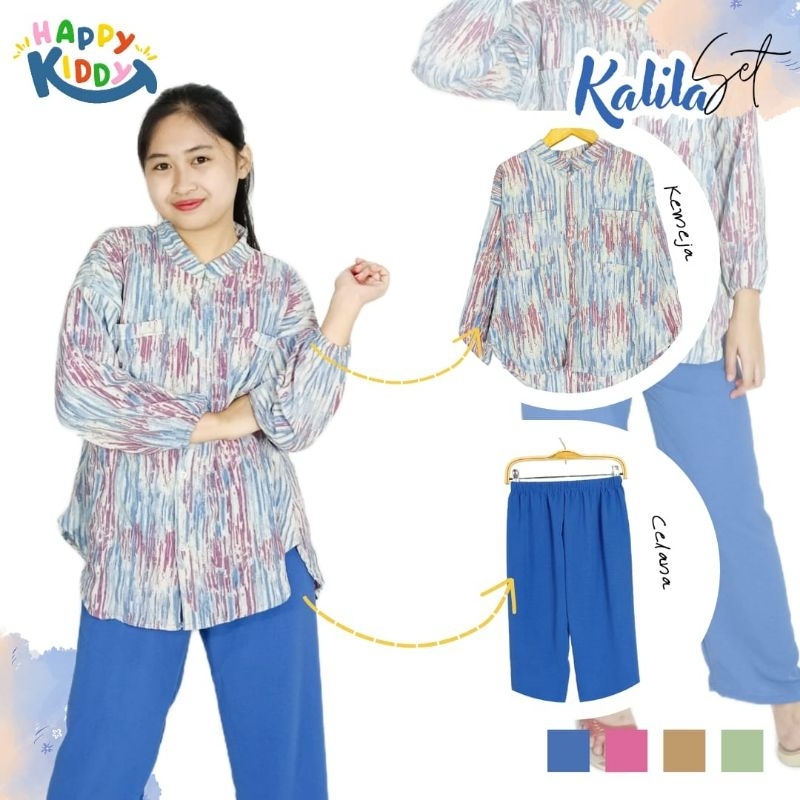 Jual SETELAN ANAK PEREMPUAN | ONE SET CRINKLE KALILA | 2 - 10 tahun | ED515 - ED516 | Shopee ...