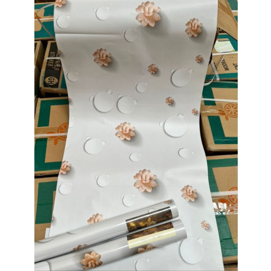 Jual WALLPAPER DINDING UKURAN 45 cm x 10 M Motif BATIK GOLD TURKEY EMAS TURKI MAS ELEGANT ...