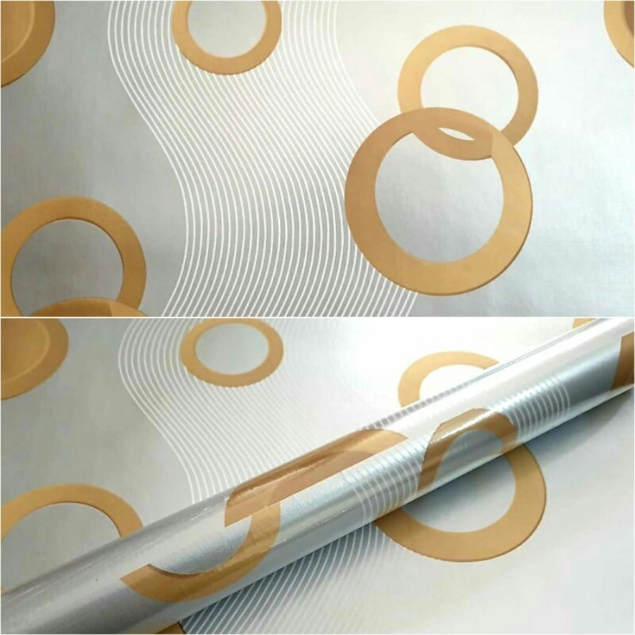 Jual WALLPAPER DINDING ukuran 45 CM x 10 M Motif BATIK POLOS EMBOSS VINTAGE GOLD PINK PUTIH BIRU ...