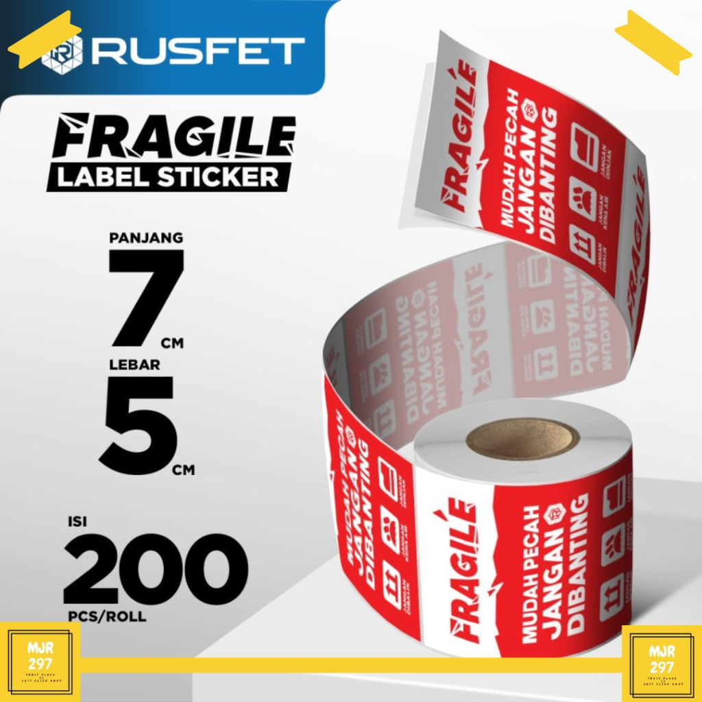 Jual STICKER UNBOXING STIKER FRAGILE UNBOXING LABEL PENGIRIMAN ONLINE ...