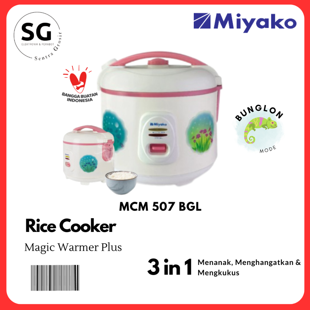 Jual Miyako Magic Com MCM507 / Rice cooker Miyako MCM-507 / Penanak ...