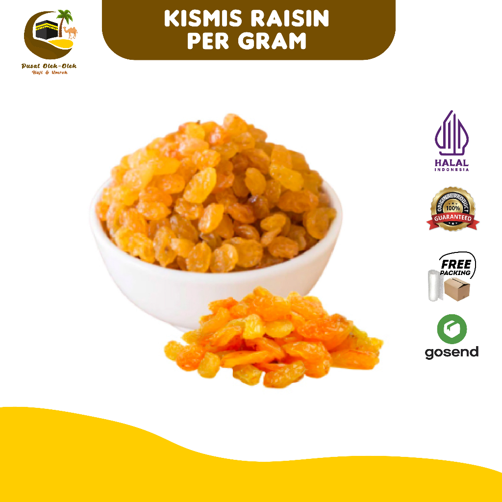 Jual Kismis Anggur Golden Raisin / Kismis Asam Manis Raisin Starr untuk ...