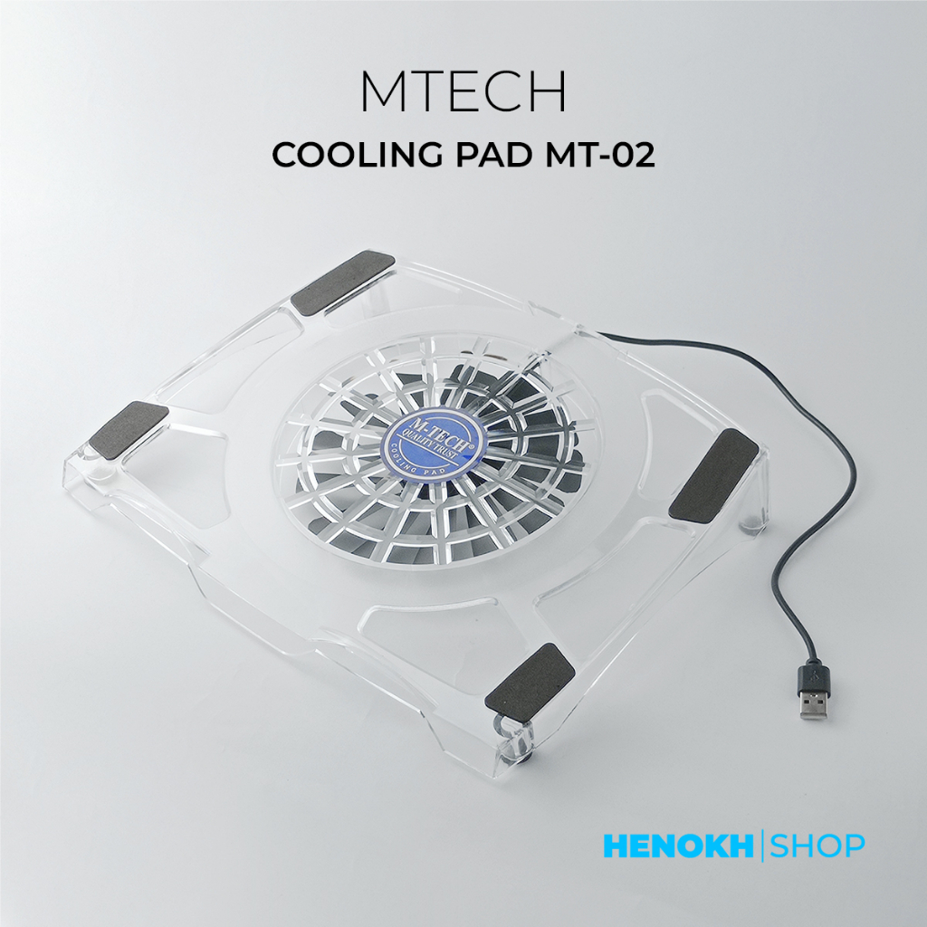 Jual Cooling Pad Laptop MTECH MT-02 / Cooler Pad Notebook 14" / Kipas ...