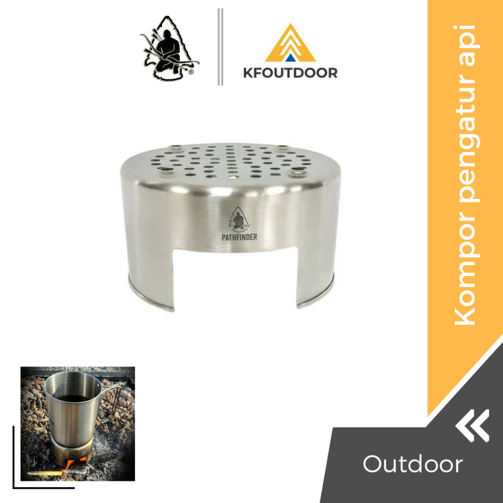 Jual Pathfinder Bush Pot Stove Stanless Steel | Shopee Indonesia