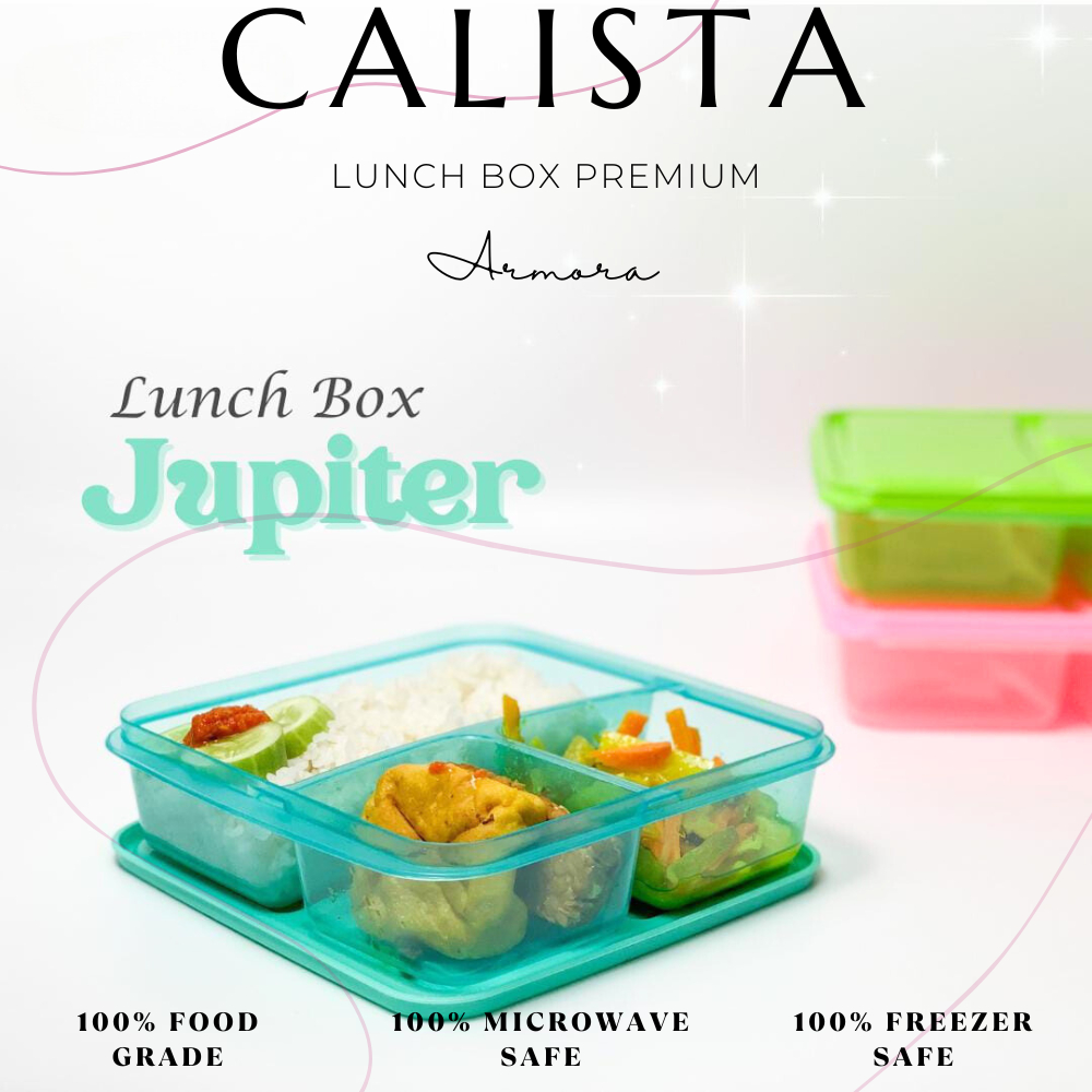 Jual [ CALISTA ] LUNCH BOX CALISTA JUPITER PREMIUM WADAH TEMPAT BEKAL ...
