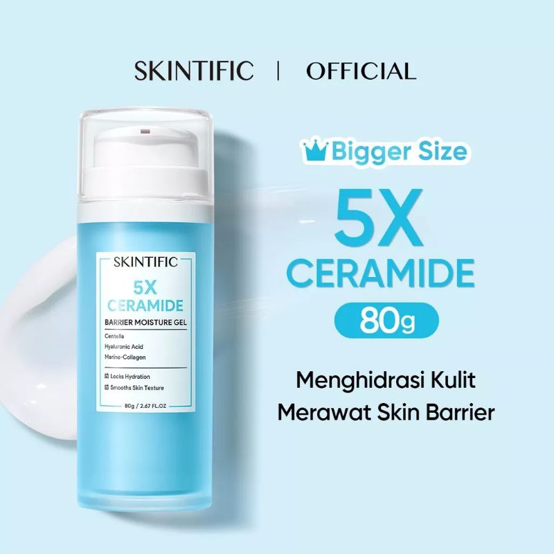 Jual [NEW] SKINTIFIC - 5X Ceramide Skin Barrier Repair Moisturize Gel ...