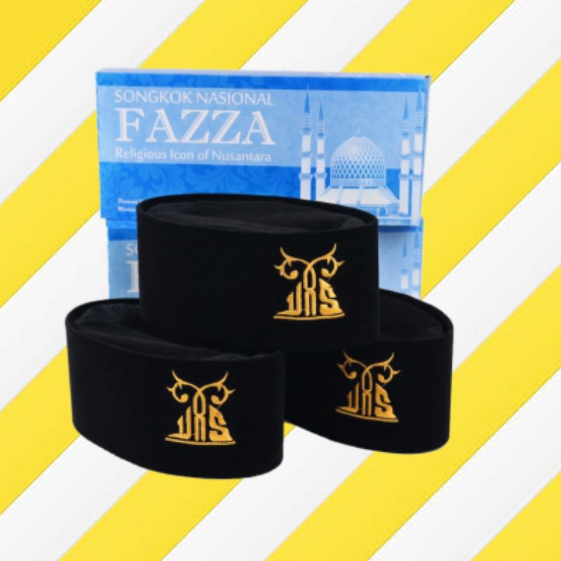 Jual Songkok UAS AC Ustadz Abdul Somad Logo Bordir Peci Hitam Grosir ...