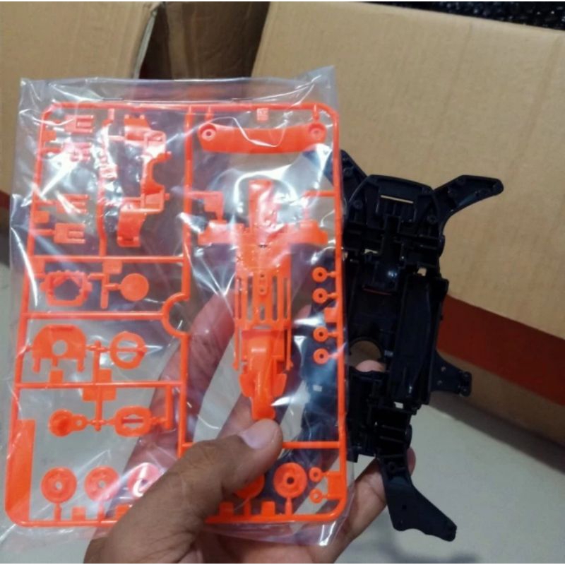 Jual Tamiya Ma Chassis Set Black ABS Resin / Casis MA Hitam + Gearbox ...