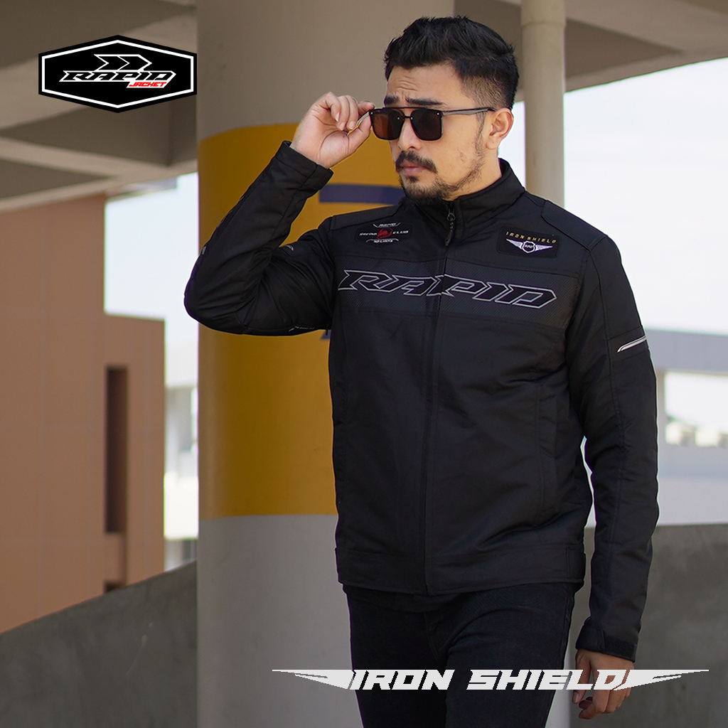 Jual Jaket motor touring premium RAPID IRONSHIELD jacket reflektif ...
