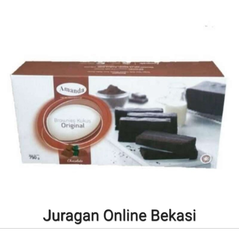 Jual AMANDA BROWNIES KUKUS COKLAT ORIGINAL [650gr] | Shopee Indonesia