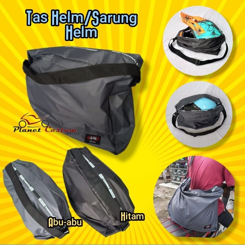 Jual PCTH1 sarung helm/tas helm bahan taslan balon waterproof | Shopee ...