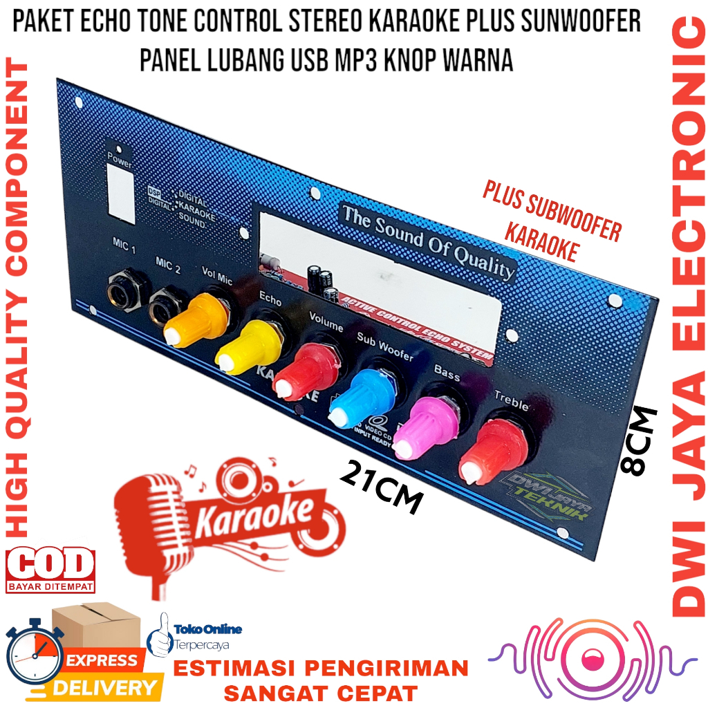 Jual Stereo Tone Control Hybris + Panel Stereo Tone Control Subwoofer ...