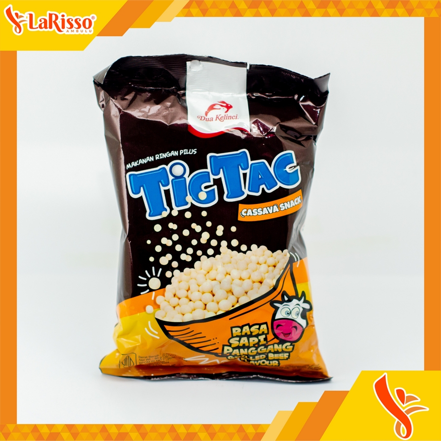 Jual TIC TAC SNACK DUA KELINCI 90GR RASA SAPI PANGGANG(2 PCS) | Shopee ...
