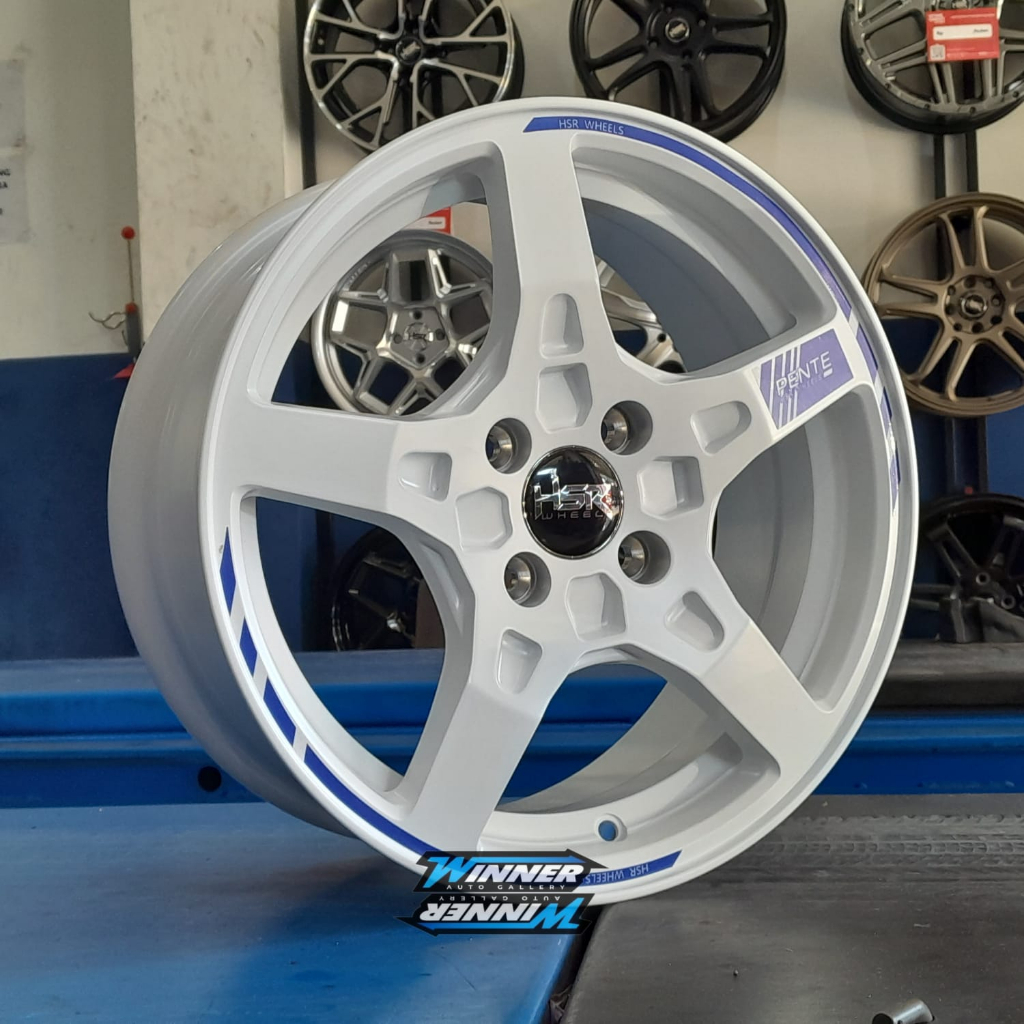 Jual Velg Mobil HSR Pente Ring 15 Pcd 4X100 Velg Mobil Brio Agya Ayla Etios | Shopee Indonesia