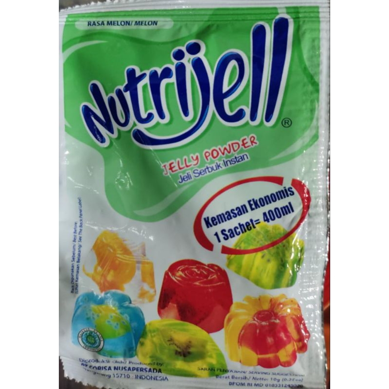 Jual NUTRIJELL RASA MELON SACHET 10g | Shopee Indonesia