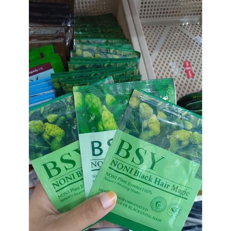 Jual BSY NONI Black Hair Magic 3 LOGO (Shampoo Noni penghitam Uban ...